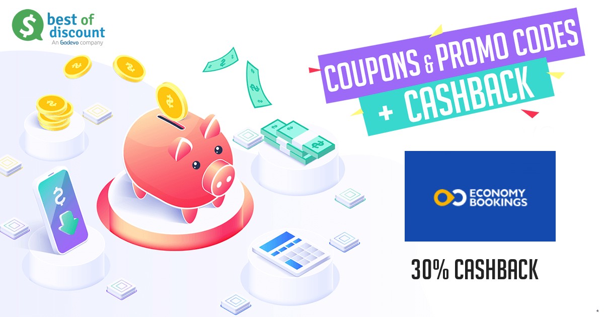 Economy Bookings: Get discounts + 30% cashback - Best of Discount