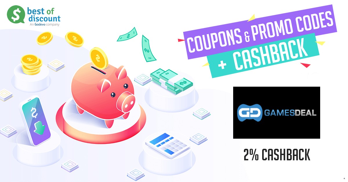 GamesDeal: Get discounts + 2% cashback - Best of Discount